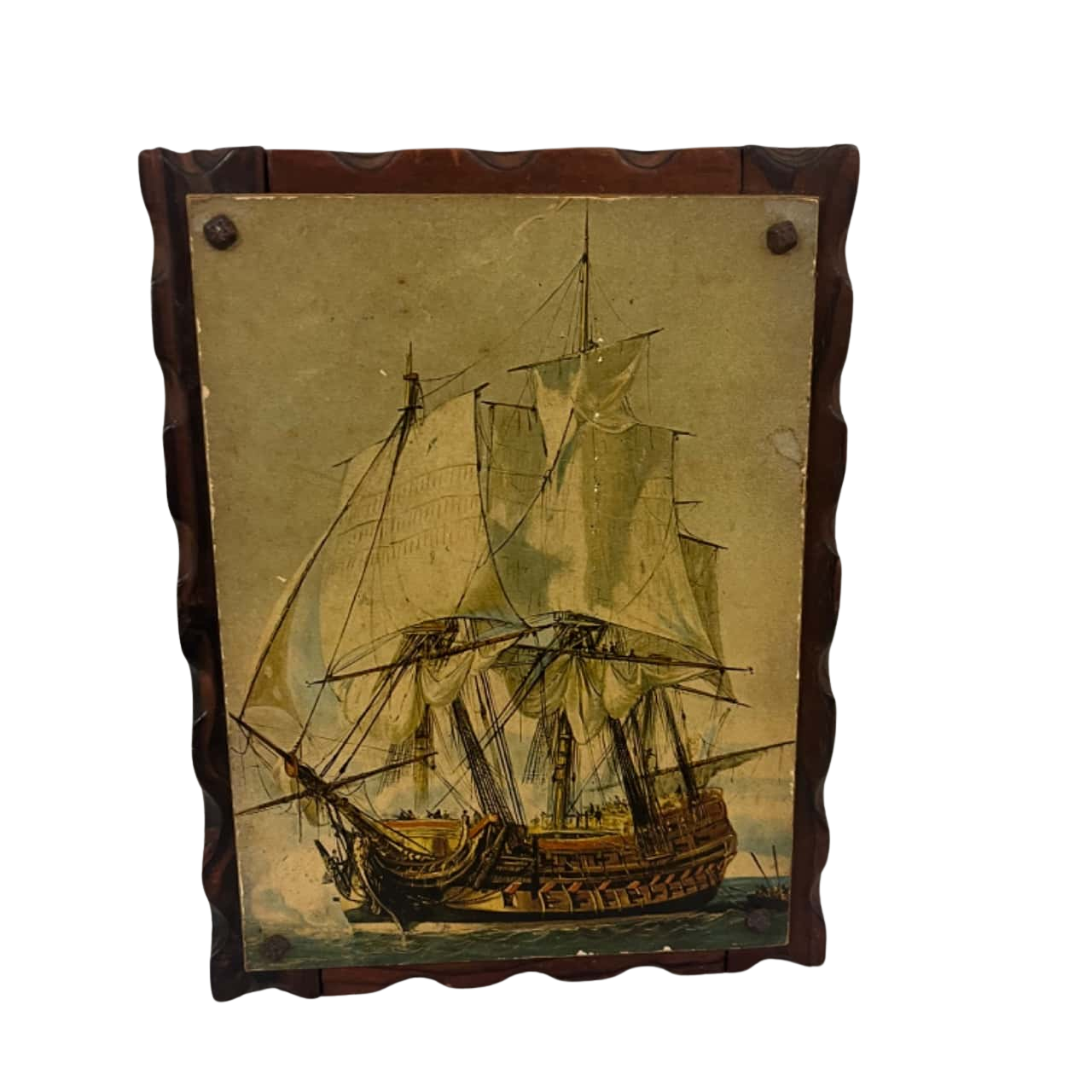 Vintage Wall key holder-ship design Made in Spain