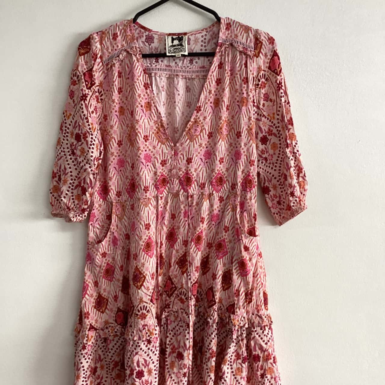 Jaase Womens Size XS Floral / Pink dress(s)