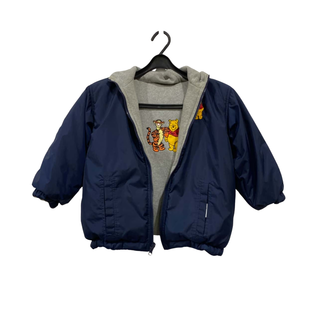 Winnie the Pooh Kids Size S Jackets Grey / Navy Blue