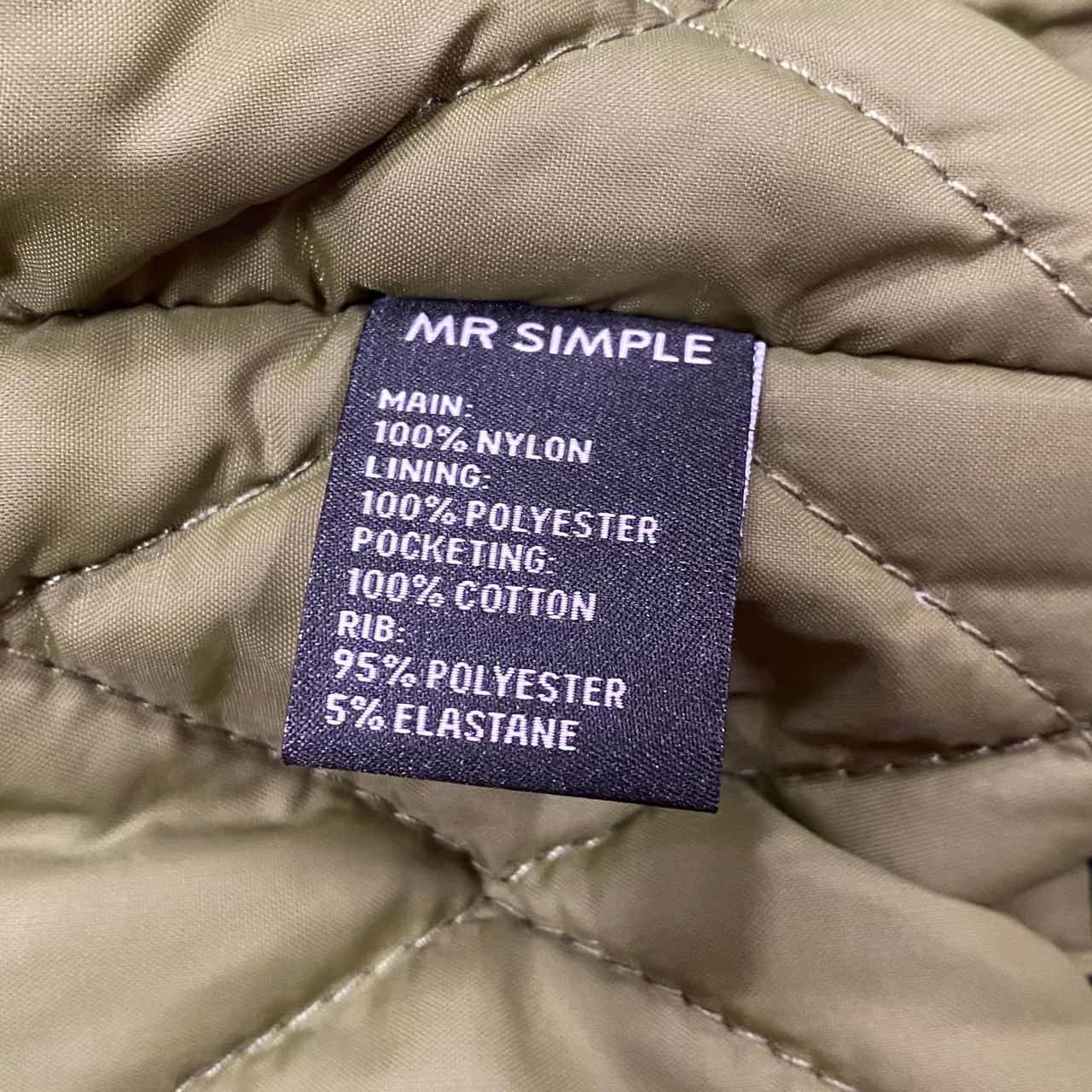 Mr Simple Black Bomber Jacket With Khaki Lining Size L (s) - Used As ...