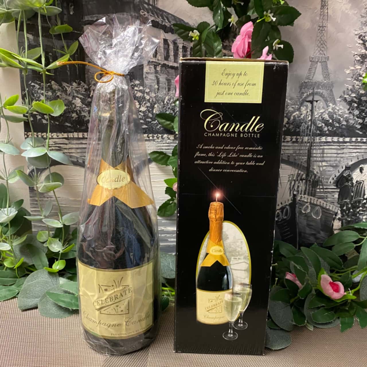 Candle Champagne bottle Vintage (s)