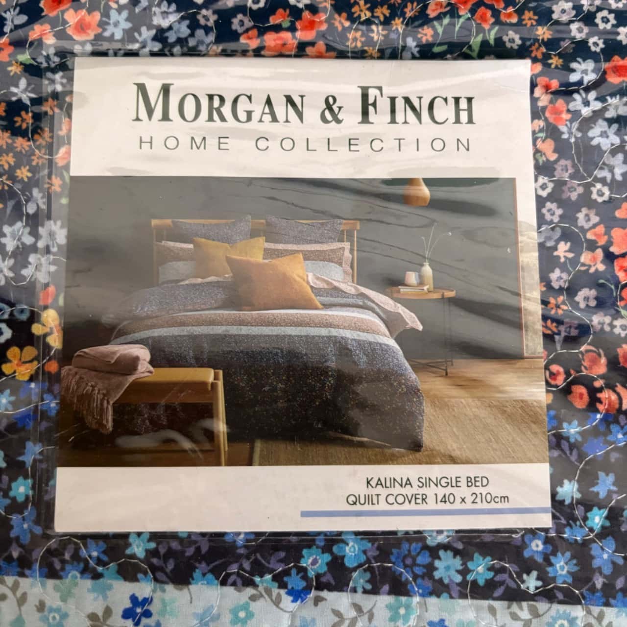 Morgan & Finch Kalina Single Bed Quilt Cover (New)(s)
