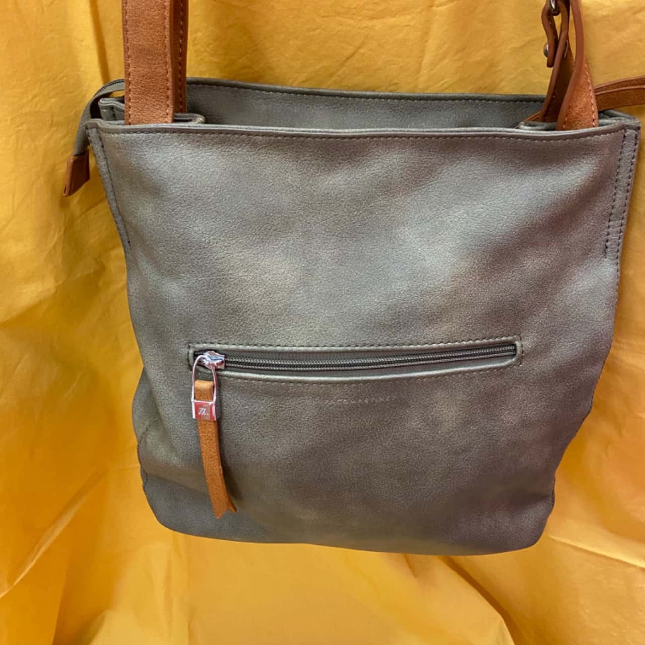 Womens Paco Martinez Green Polyurethane shoulder bag. (s)
