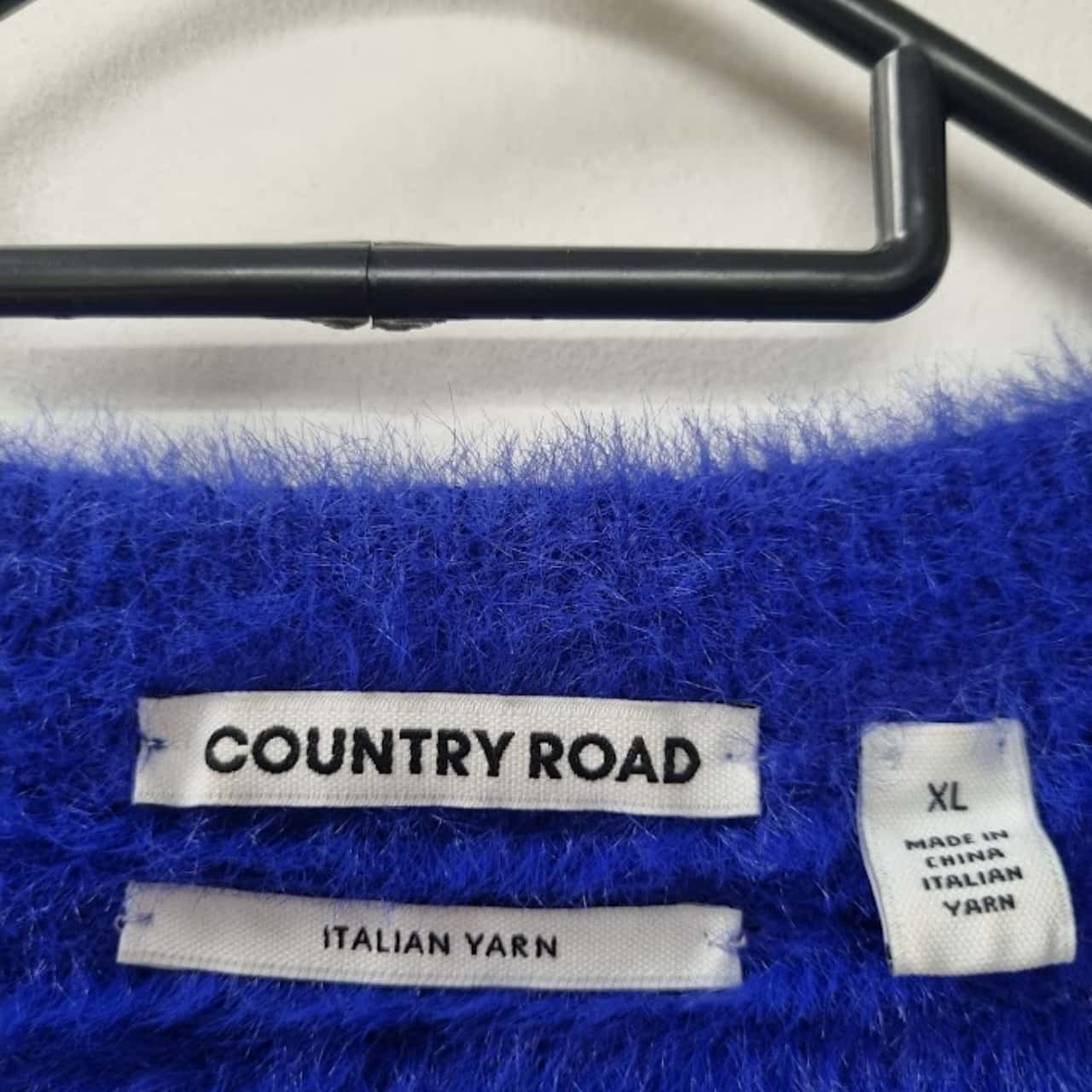 Country Road Women's Size XL Short-Sleeve Jumper in Blue