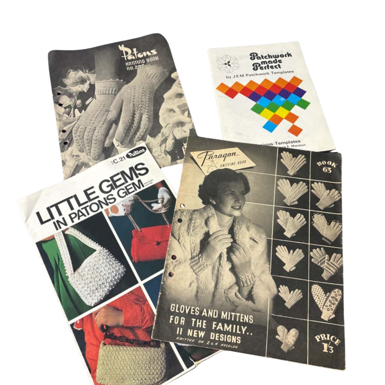 Set of four Accessories sewing pattern Books