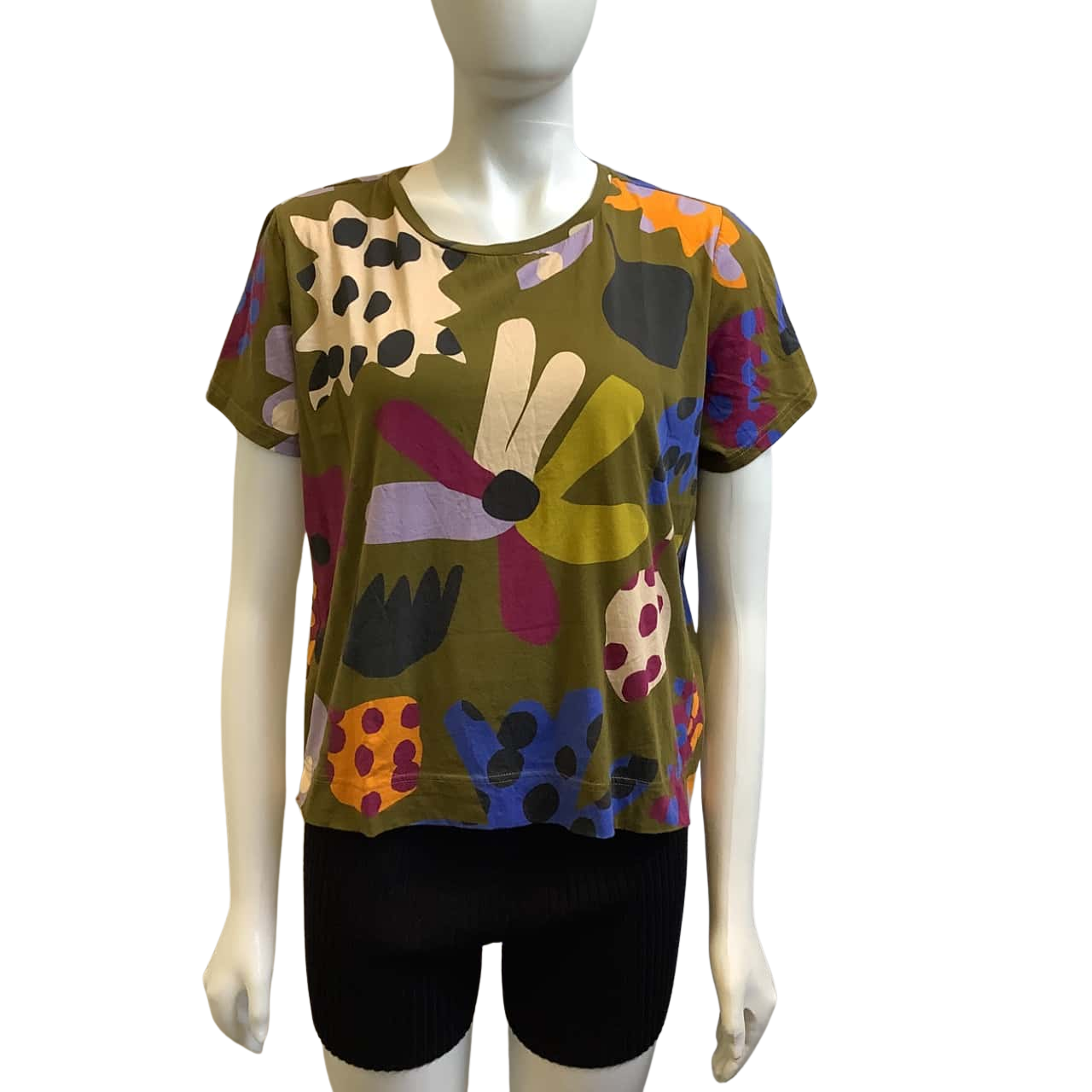 Gorman Womens Size 12 Organic Cotton Top Multicoloured(s)