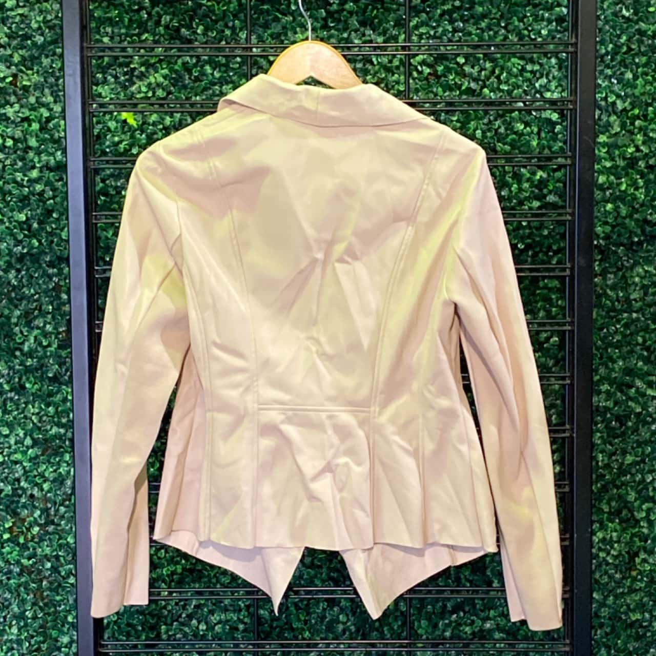 Forever New Womens Size 12 Open Jacket Beige (s)