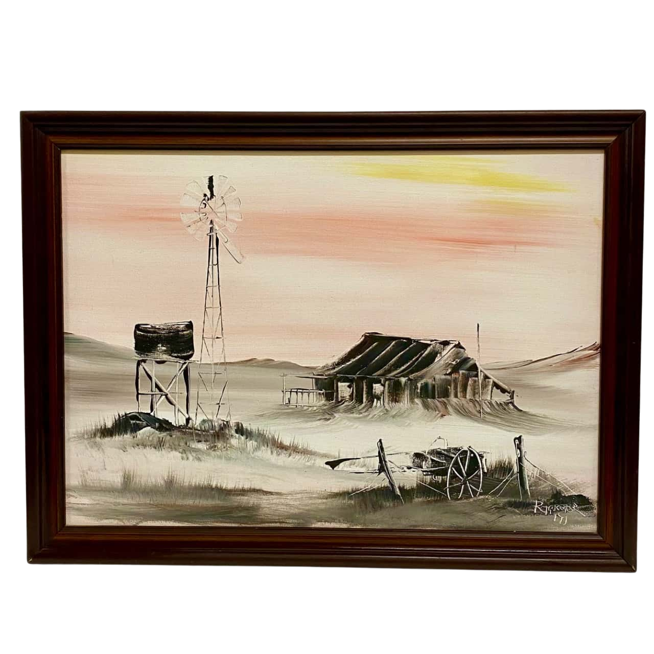 Windmill Oil Painting 63cm x 47cm (s)