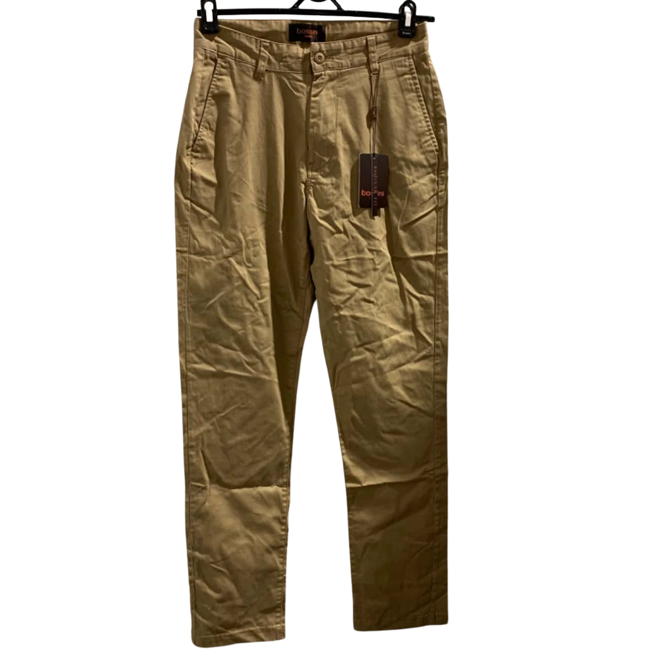 BNWT. bossini . Mens Size 28. Khaki regular fit pants.-1547346