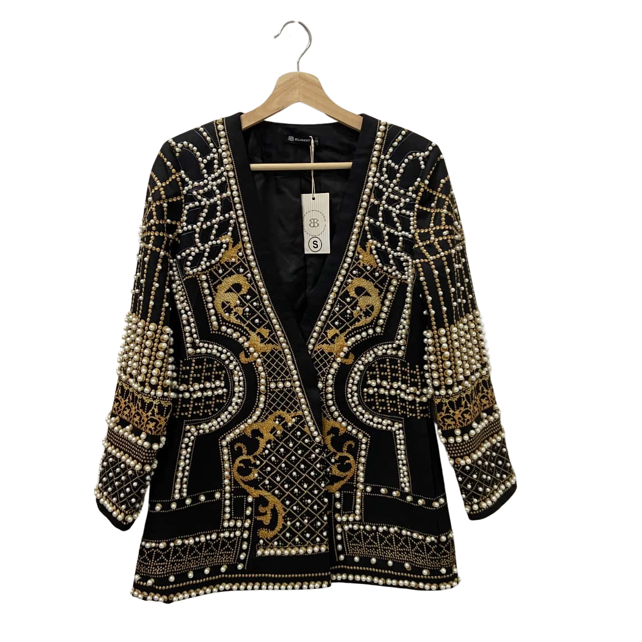 Bella Barnett Womens Size S Dole Pearl Blazer Dress (s)