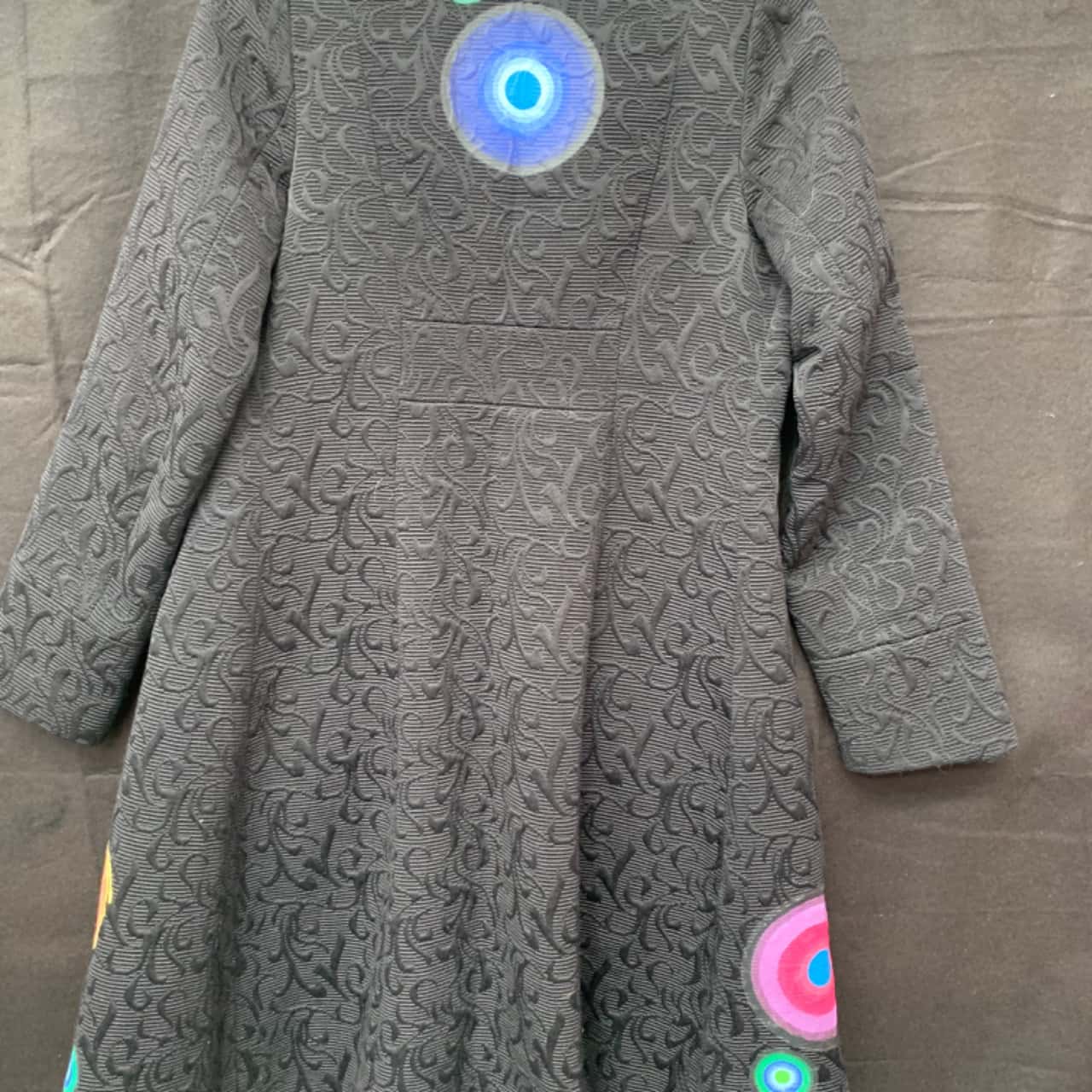 Desigual Womens Size 36 Performance Jacket / Trench Coat Black ...