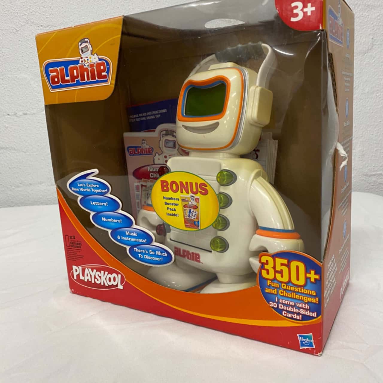 Playskool Alphie Talking Learning Robot with Numbers Boosters Pack