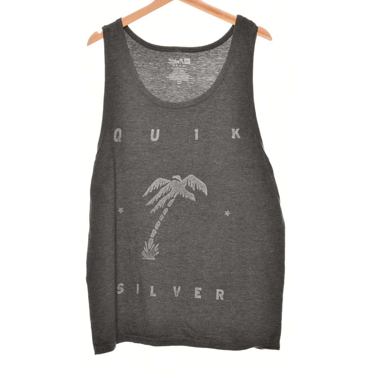 Quick Silver Men's Size XXL Singlet Grey (s)