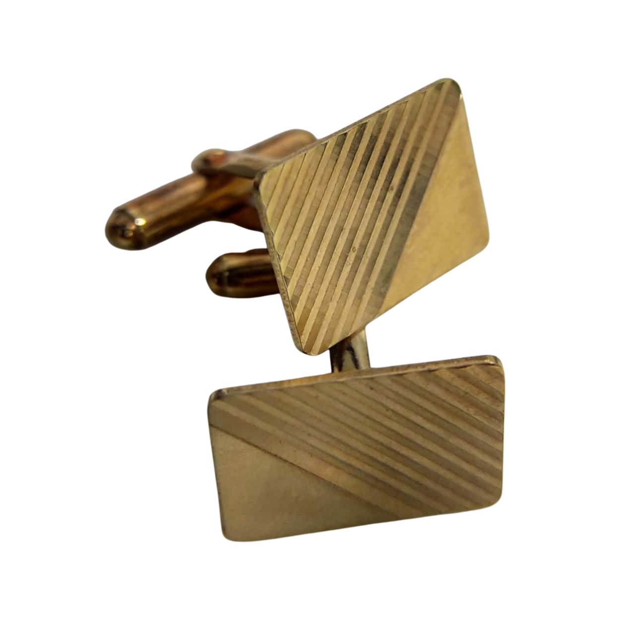 375/9ct Cufflinks 1.5cm Wide VGC(s)