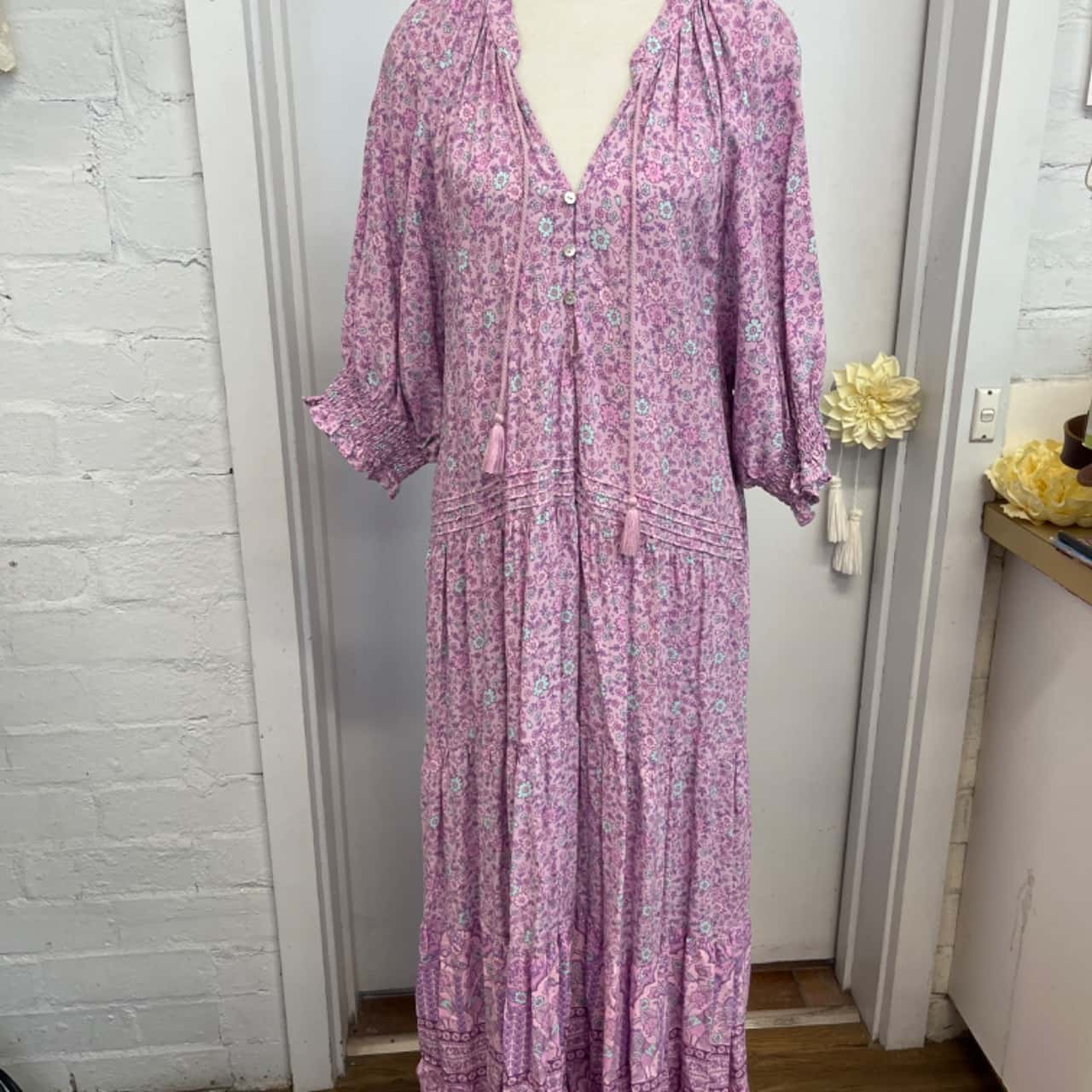 Jaase Pink and mauve Maxi dress S (s)