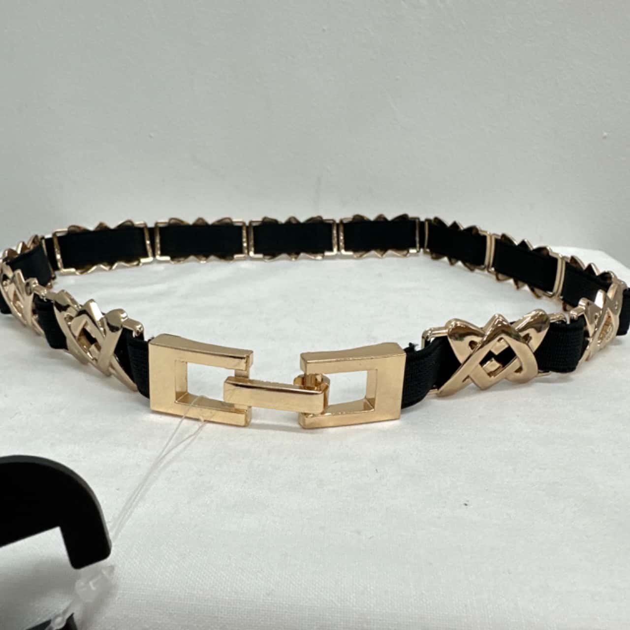 NEW! SHEIKE Black & Gold Elastic Belt(s)