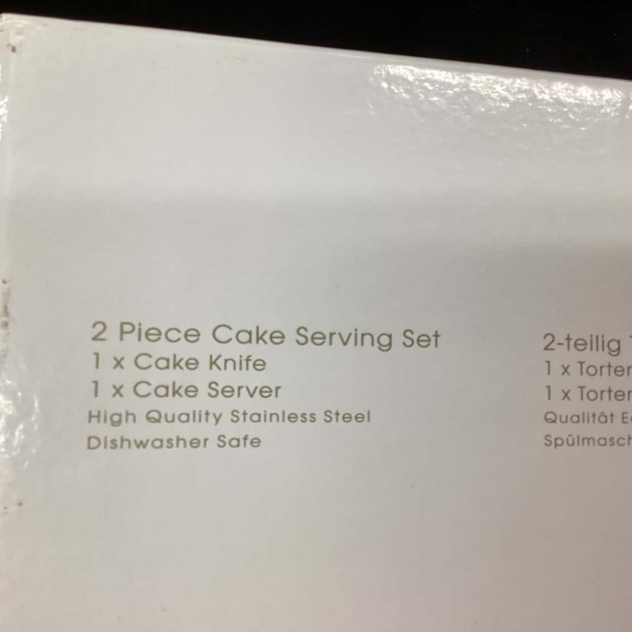 Maxwell & Williams Contour 2 Piece Cake Serving Set