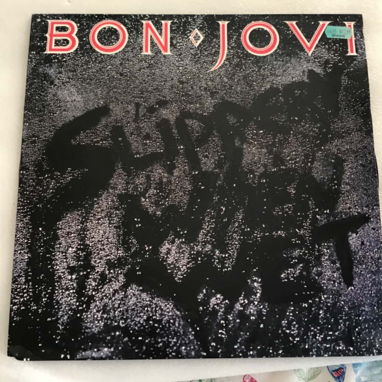 12” Vinyl Bon Jovi Slippery When Wet 1986 Hard Rock Glam Rock VGC (s)