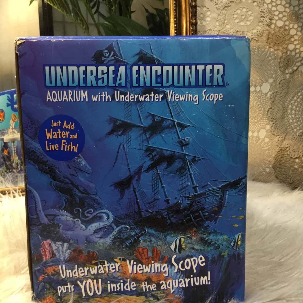 Uncle Milton Undersea Encounter aquarium with underwater viewing scope(s)