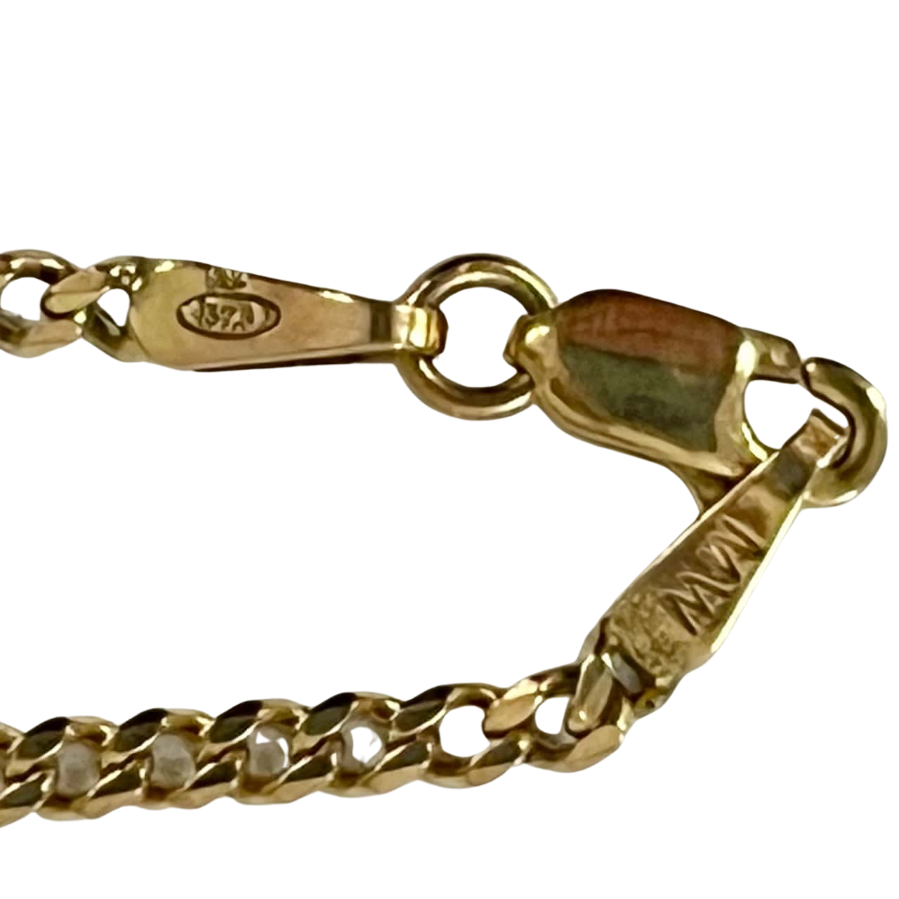 Anklet 375 Gold Chain 27cm Length 2.7 grams (s)