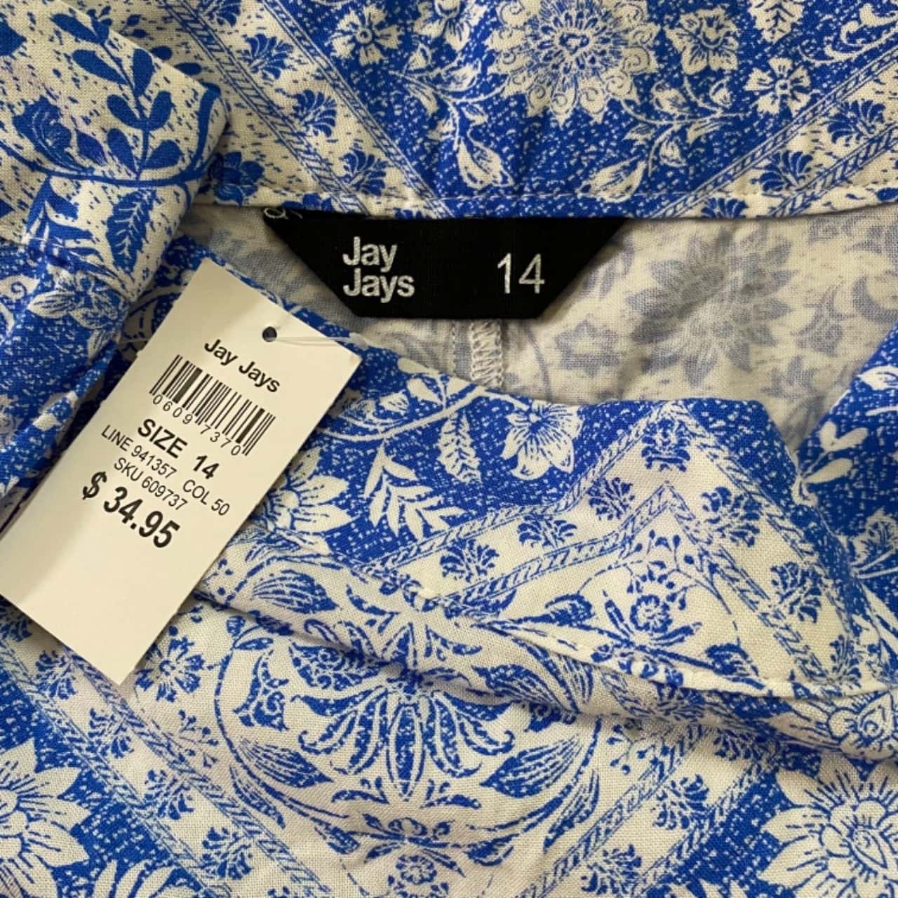 Jay Jays Size 14 Patterned Skirt (s)