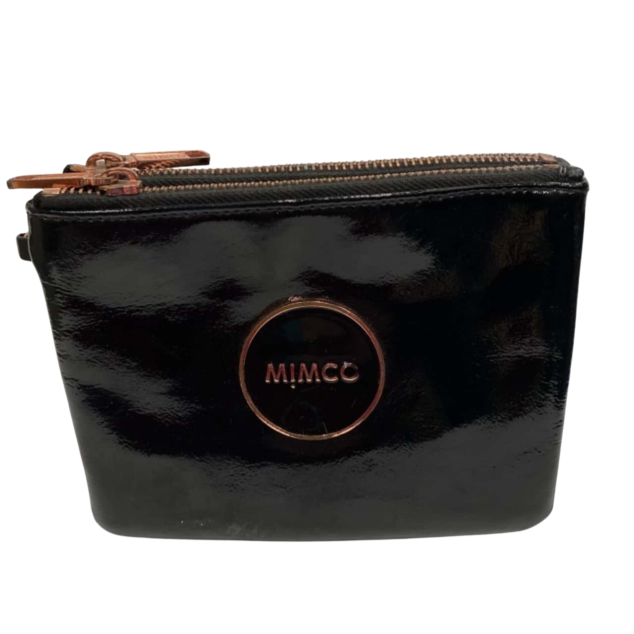 Mimco Womens Black Clutch Purse Doubled Sided 2 in 1