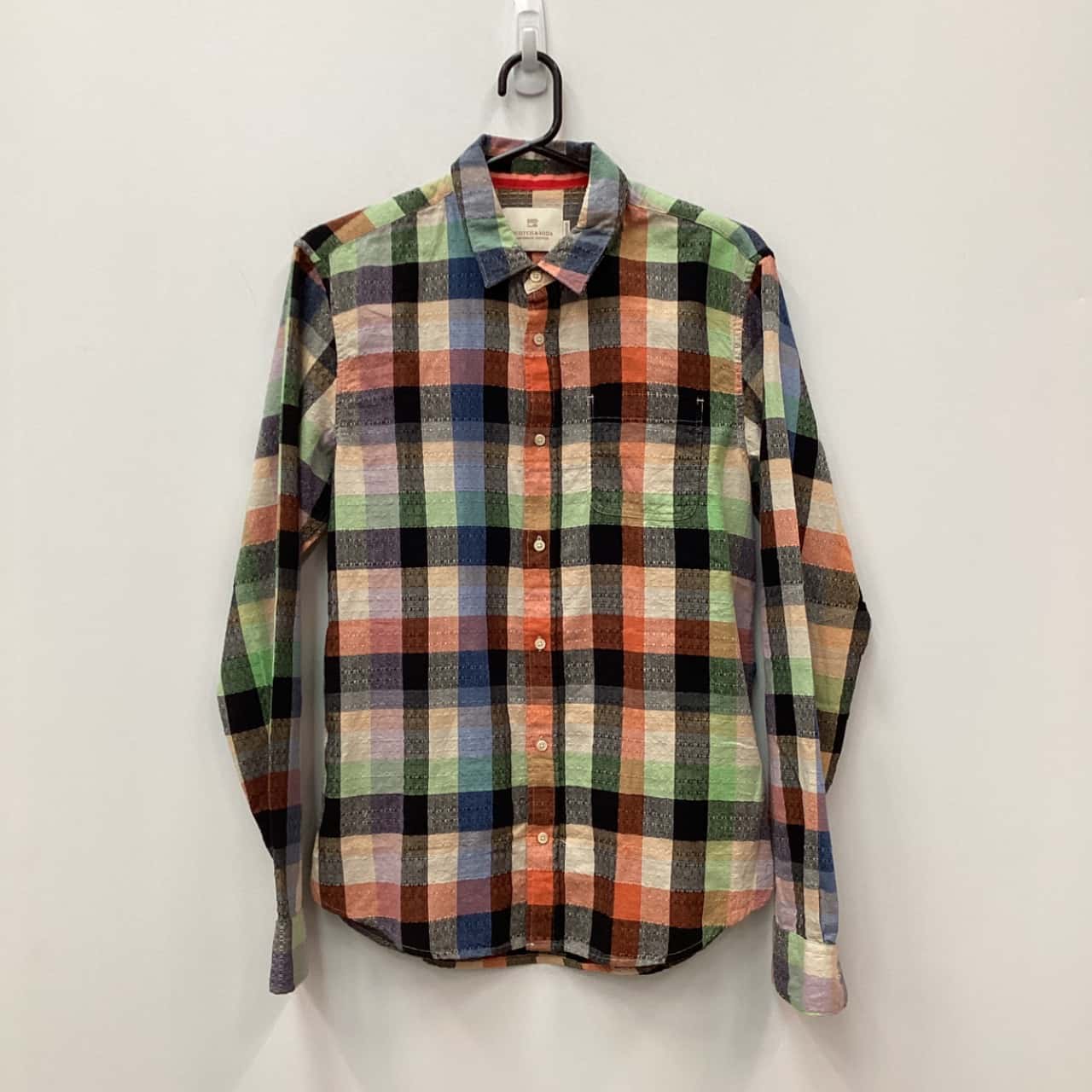 Scotch & Soda Size S Long Sleeve Checked Regular fit shirt