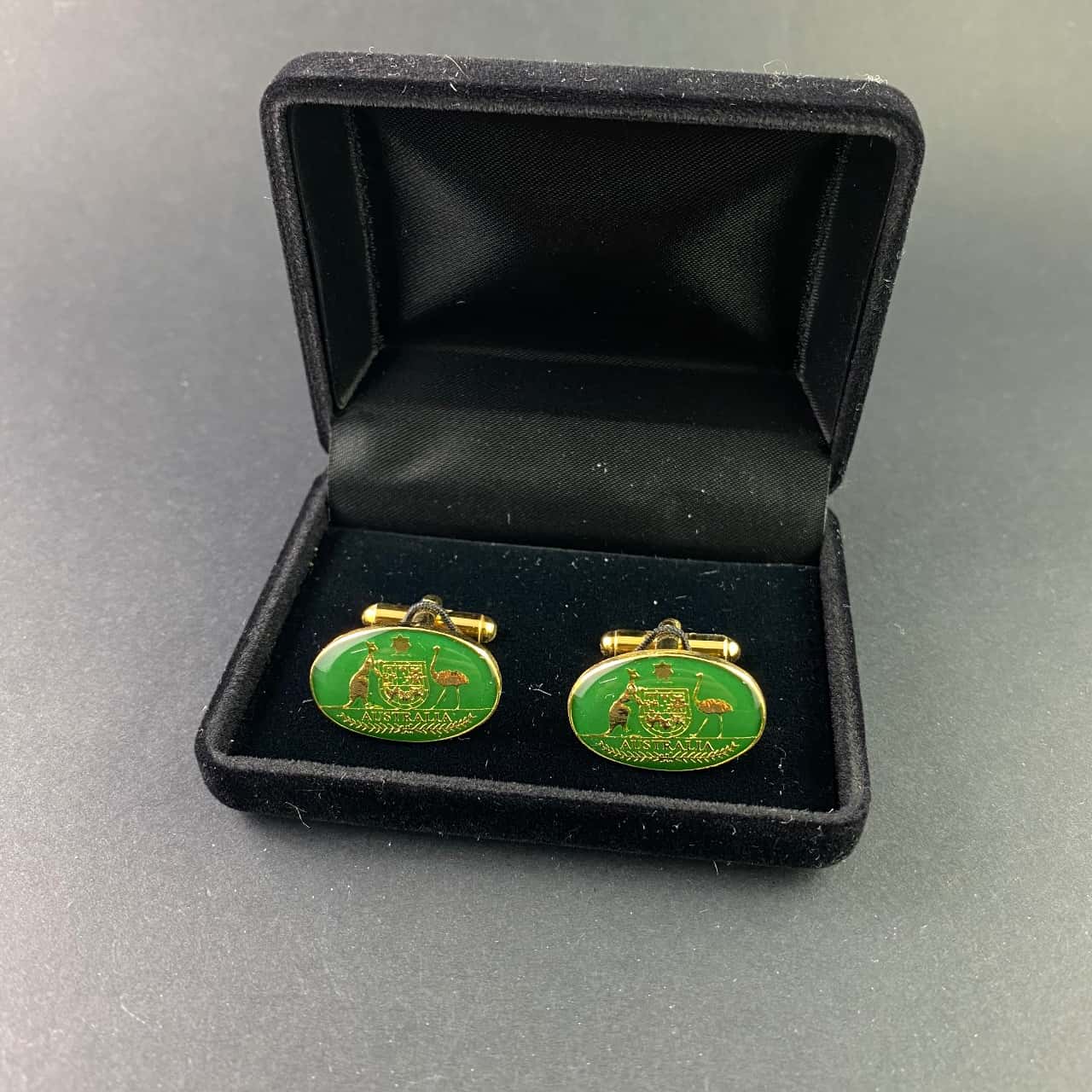 Mens Cufflinks Green (s)