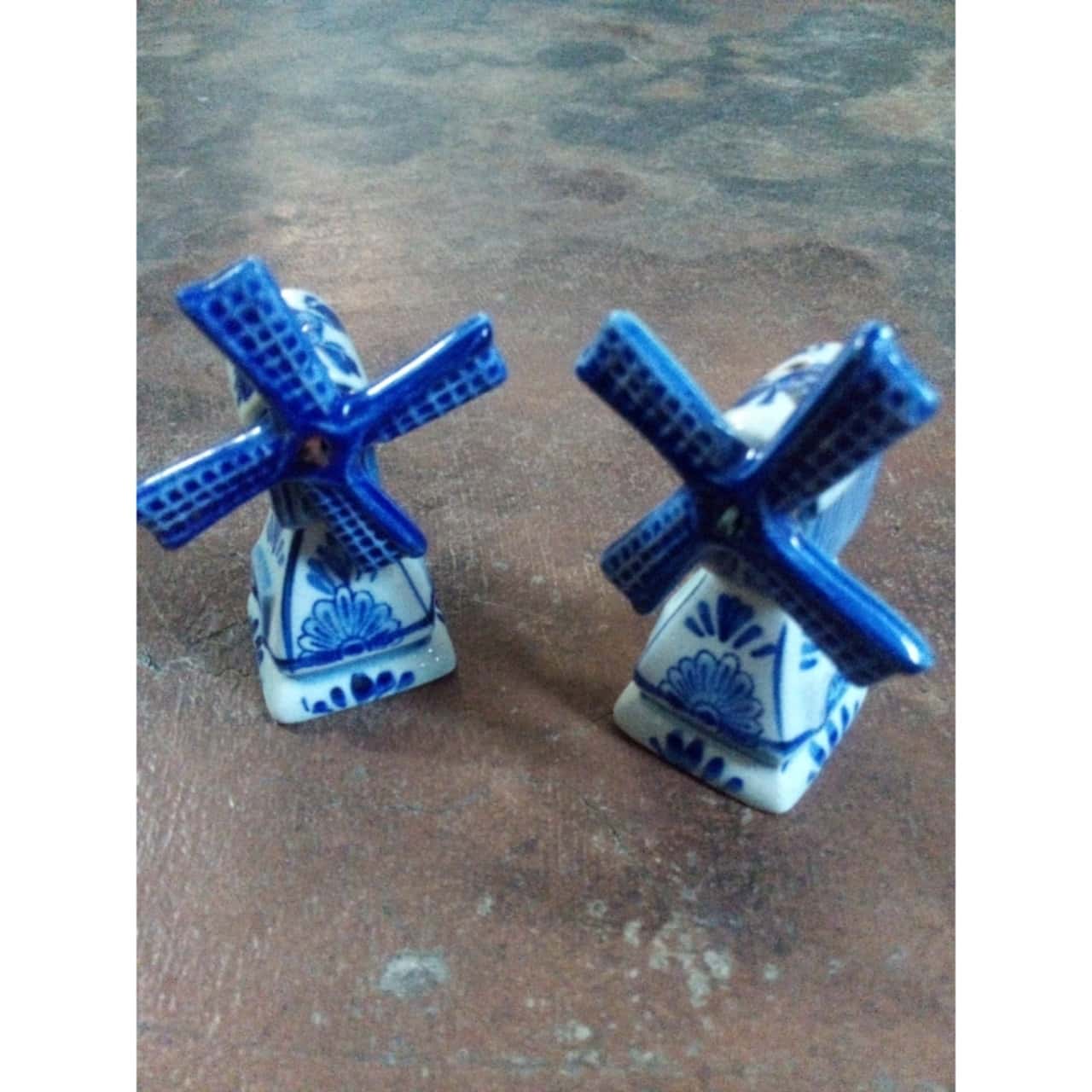 BOMA Delfts Blauw Windmills Salt & Pepper Set
