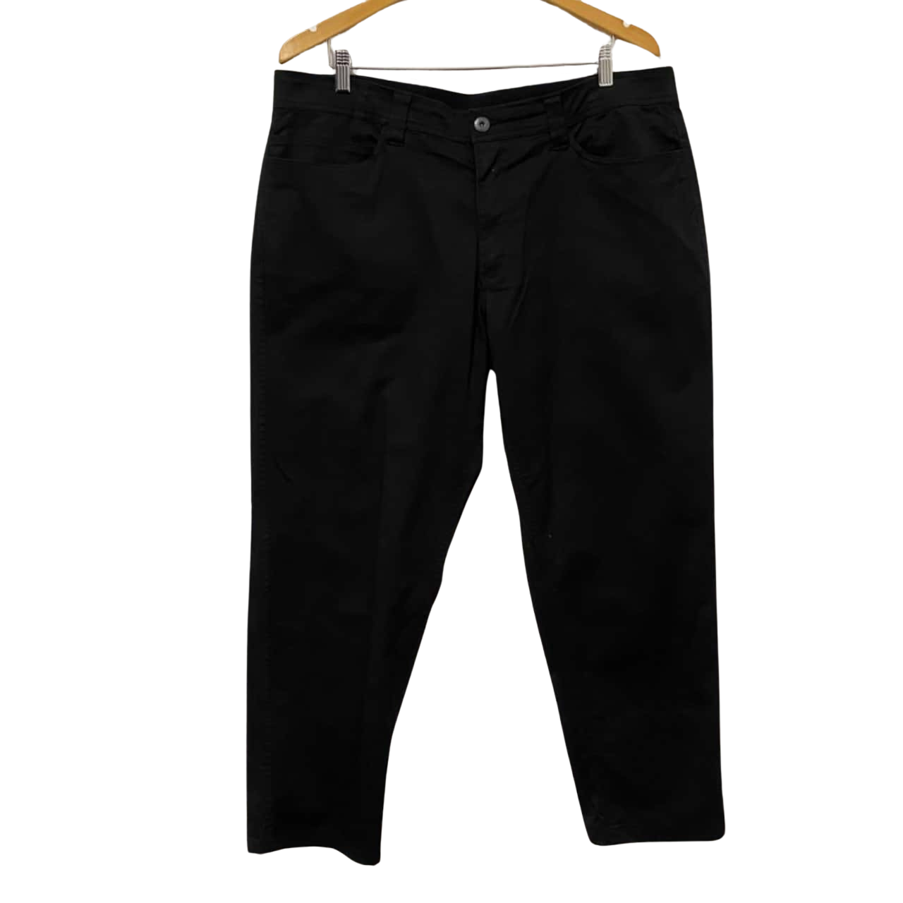 Eleven workwear Mens Size 97R/38 Straight Leg Black (s)