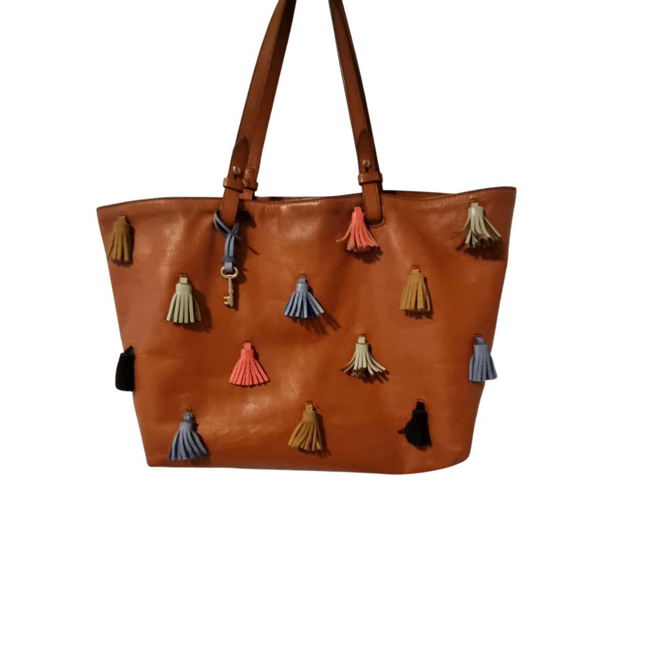 Fabulous Fringed Tassel Fossil Tote Bag You Can Smell the Beautiful ...