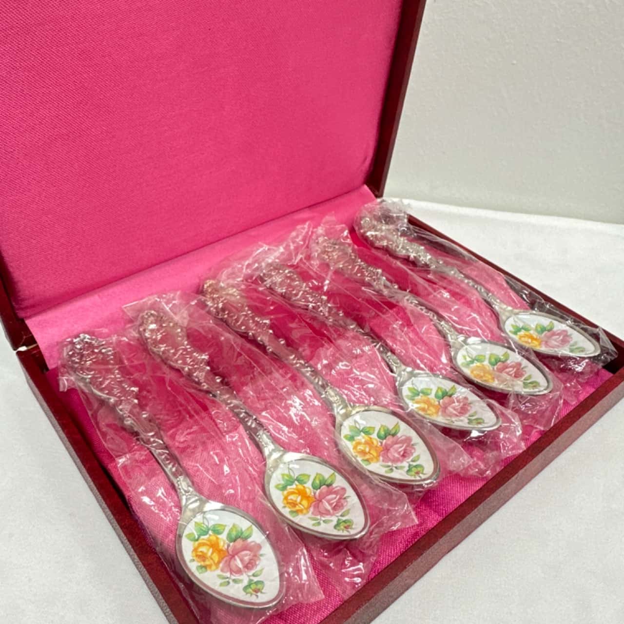 NEW! Silver Floral Tea Spoons(s)