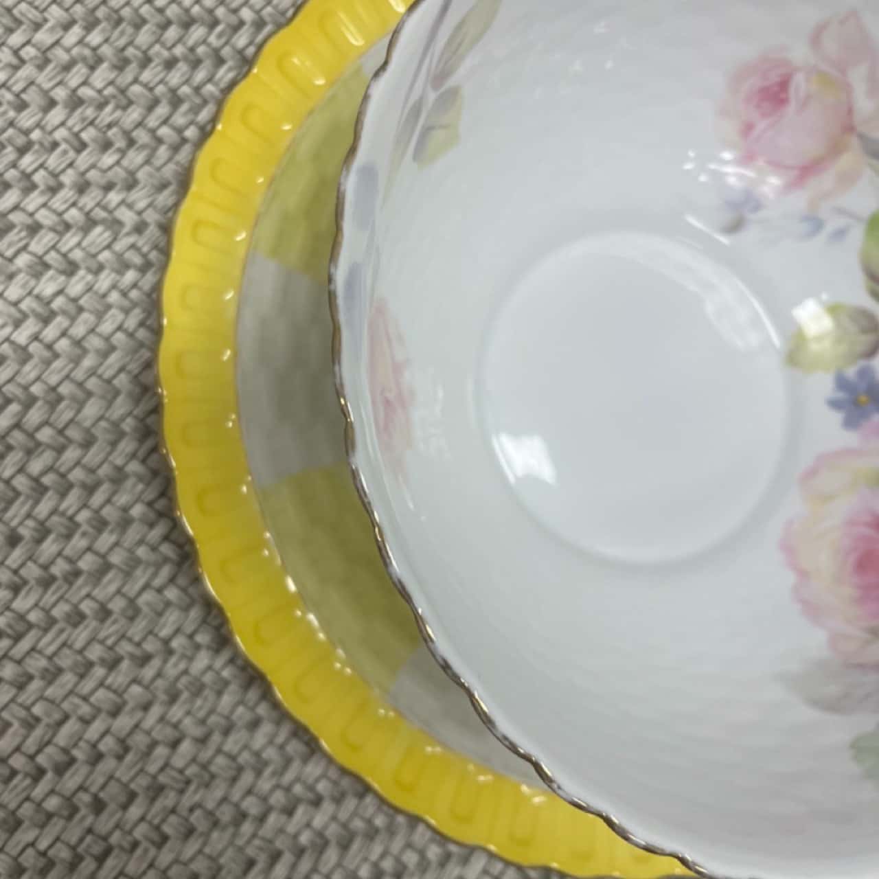 NORITAKE Made in Japan - Salad Bowel & Plate Vintage