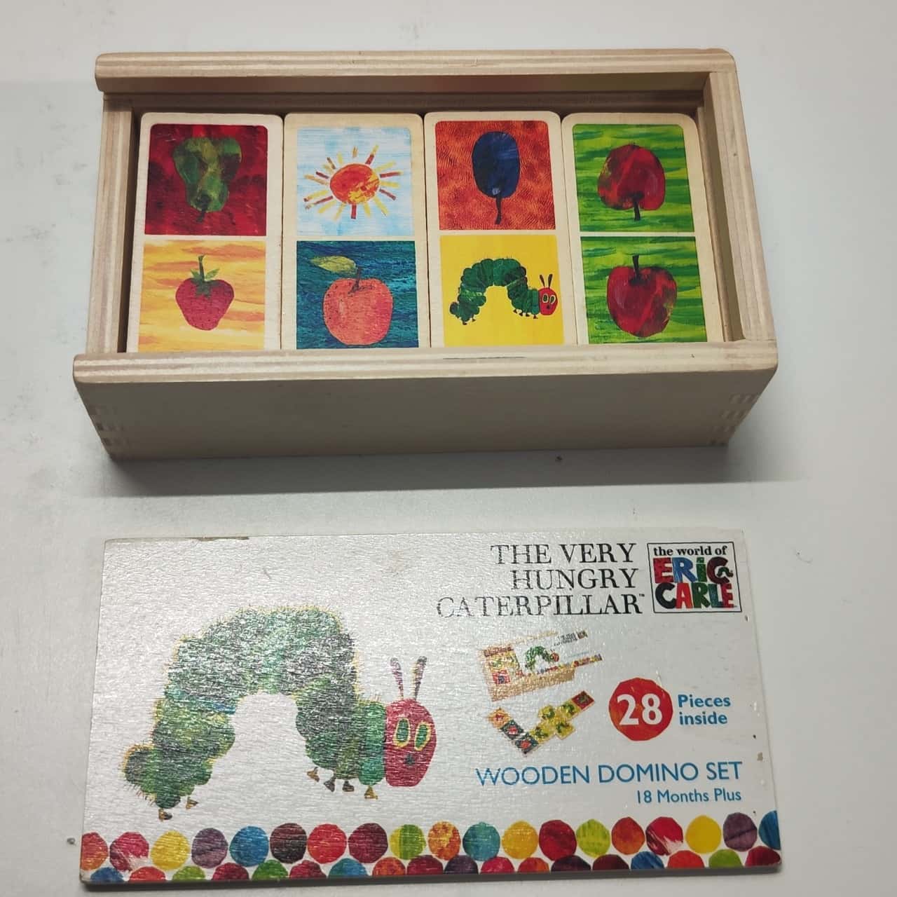 The Very Hungry Caterpillar Wooden domino set (s)