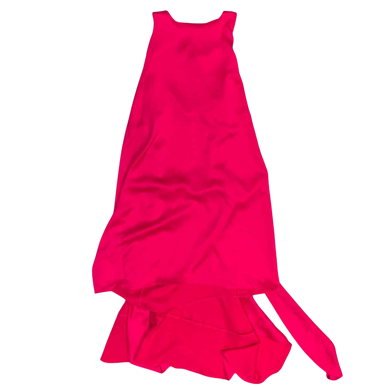 Sheike, Size 8, Hot Pink, Draping-Ruffles Party Dress
