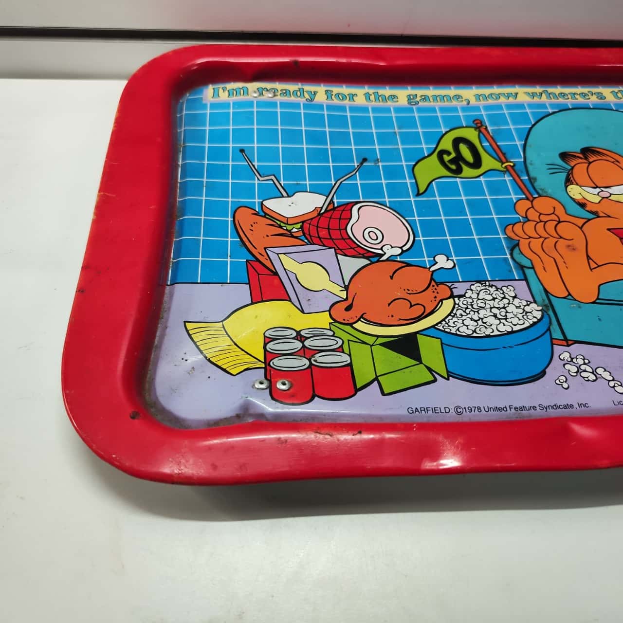 Garfield Dinner Tray Vintage (s)