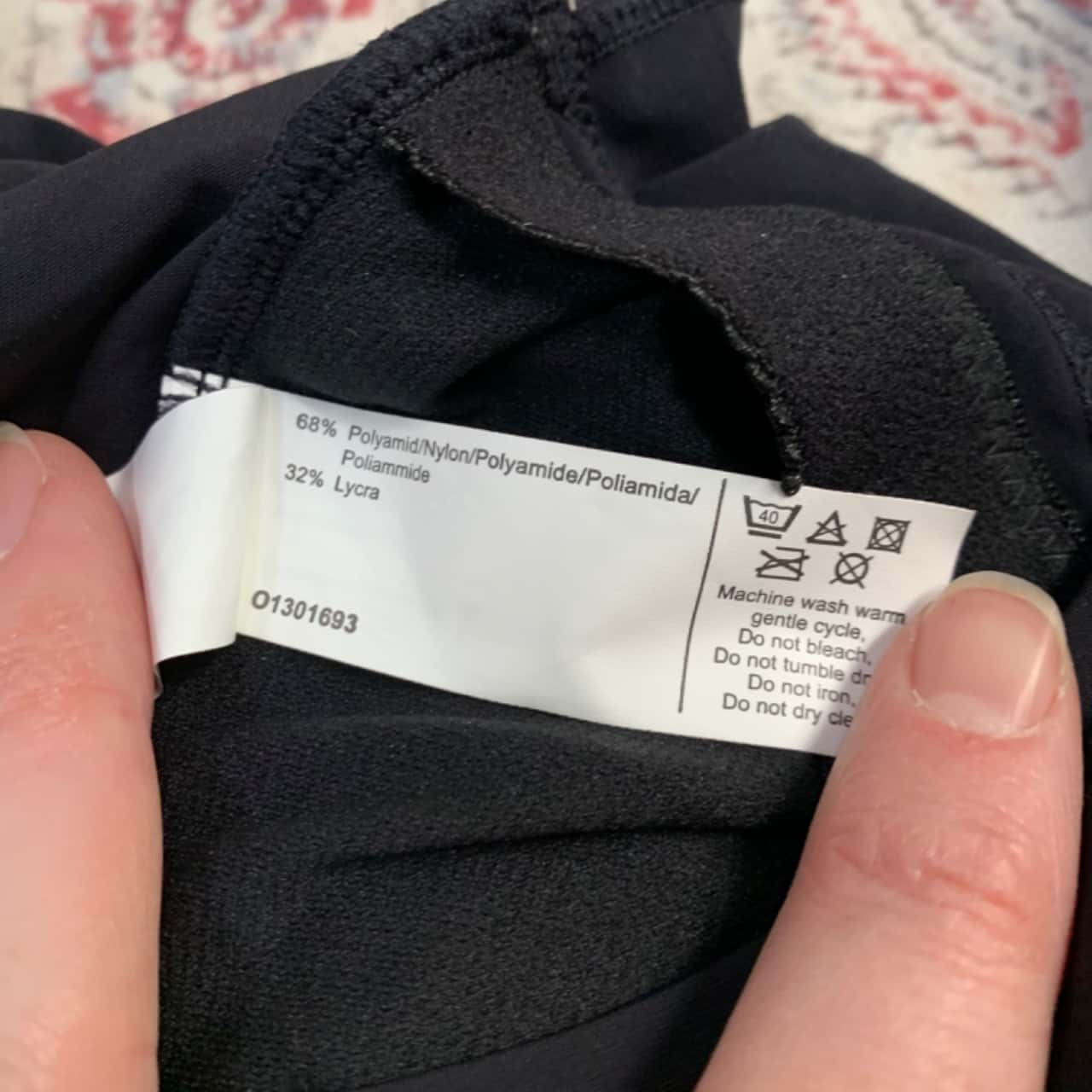 BNWT Amoena One Piece Bathers Womens Size 14C Black (s)