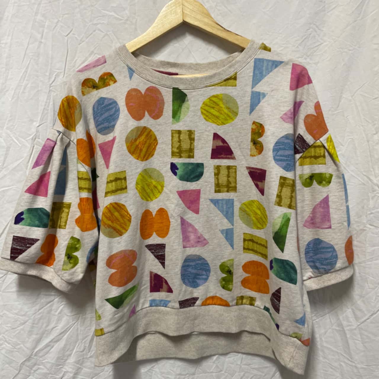 Gorman Womens Size 8 Jumpers Grey / Multicoloured (s)