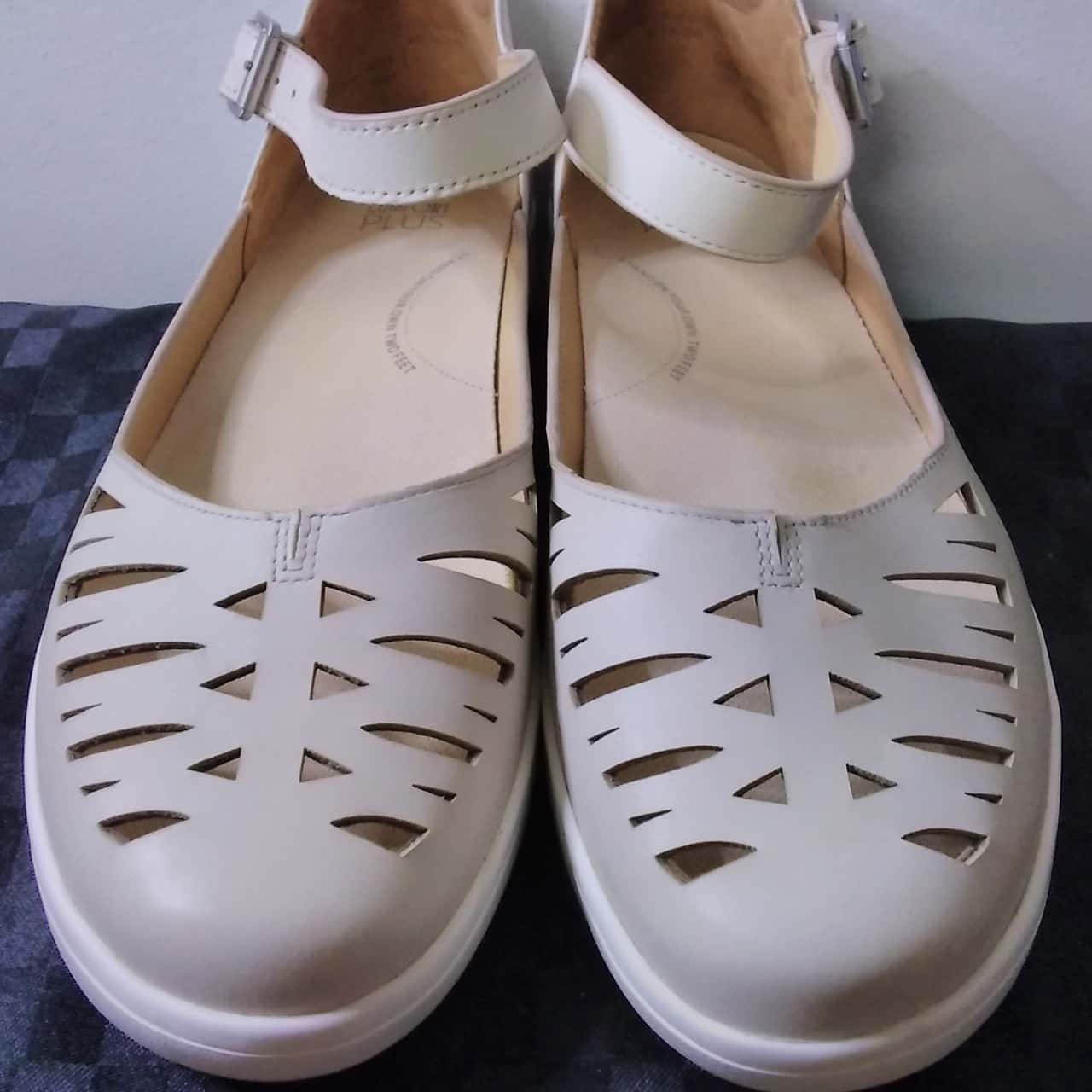 Ziera Comfort Plus, Davy XF, Flat Sandal, Ankle Buckle, Size 42, Beige (s)