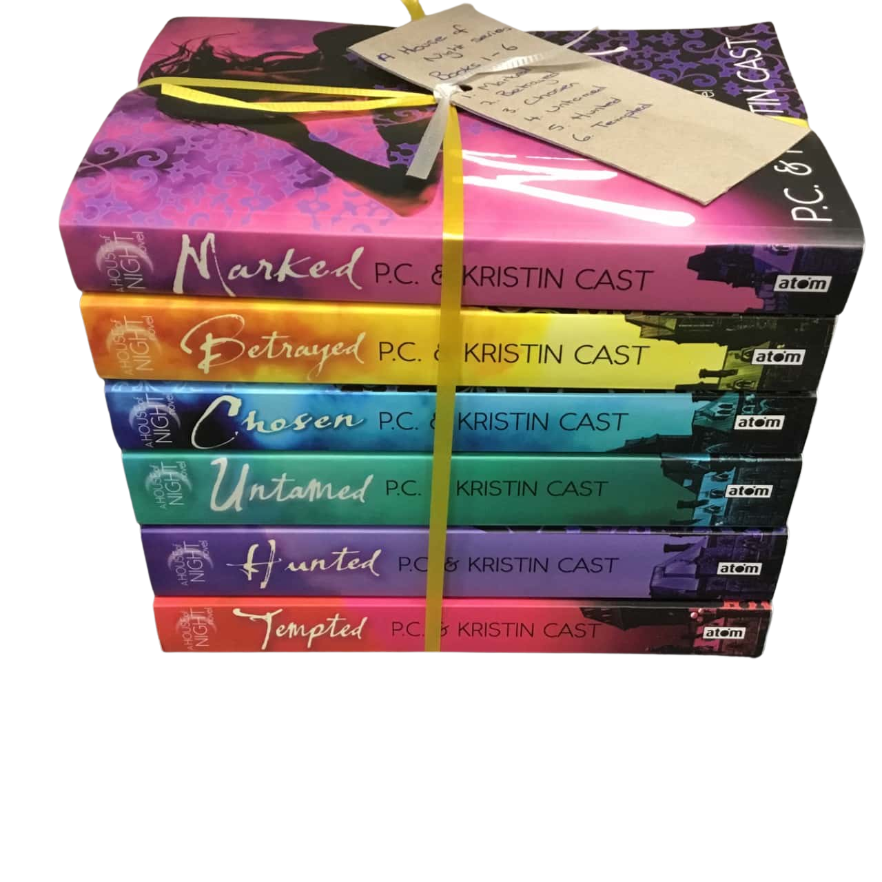 P.C & Kristin Cast A House Of Night Series Books 1-6 (s)