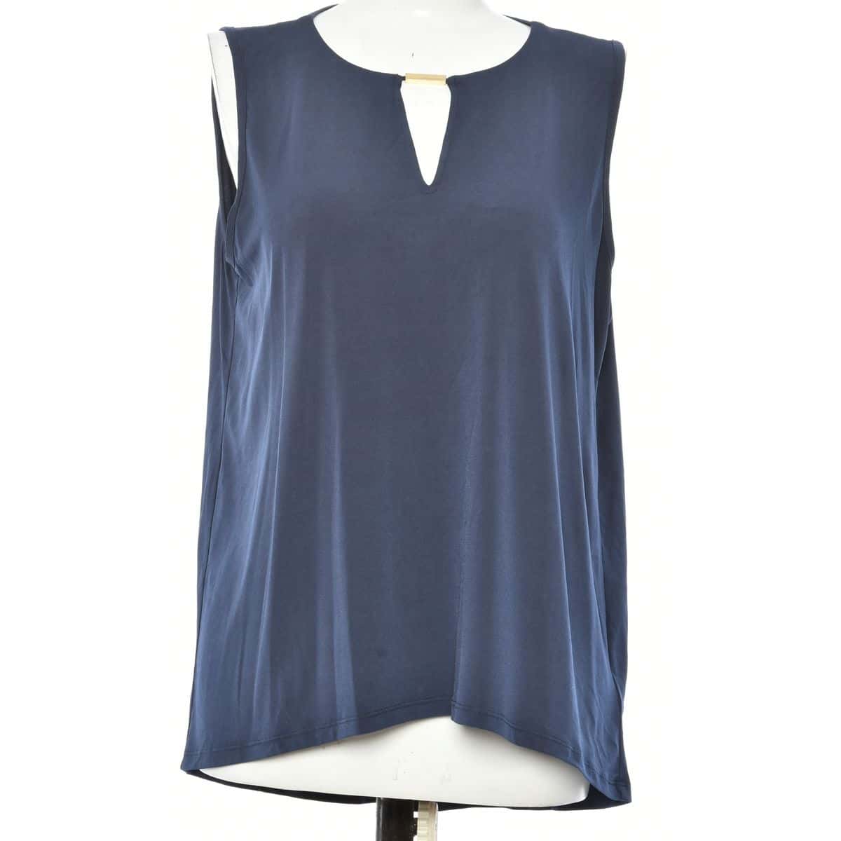 Michael Kors Womens Size XL Tank Top Navy Blue (s)