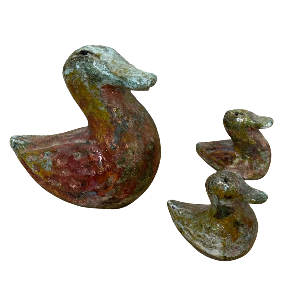 Three Cast Iron Ducks (s)