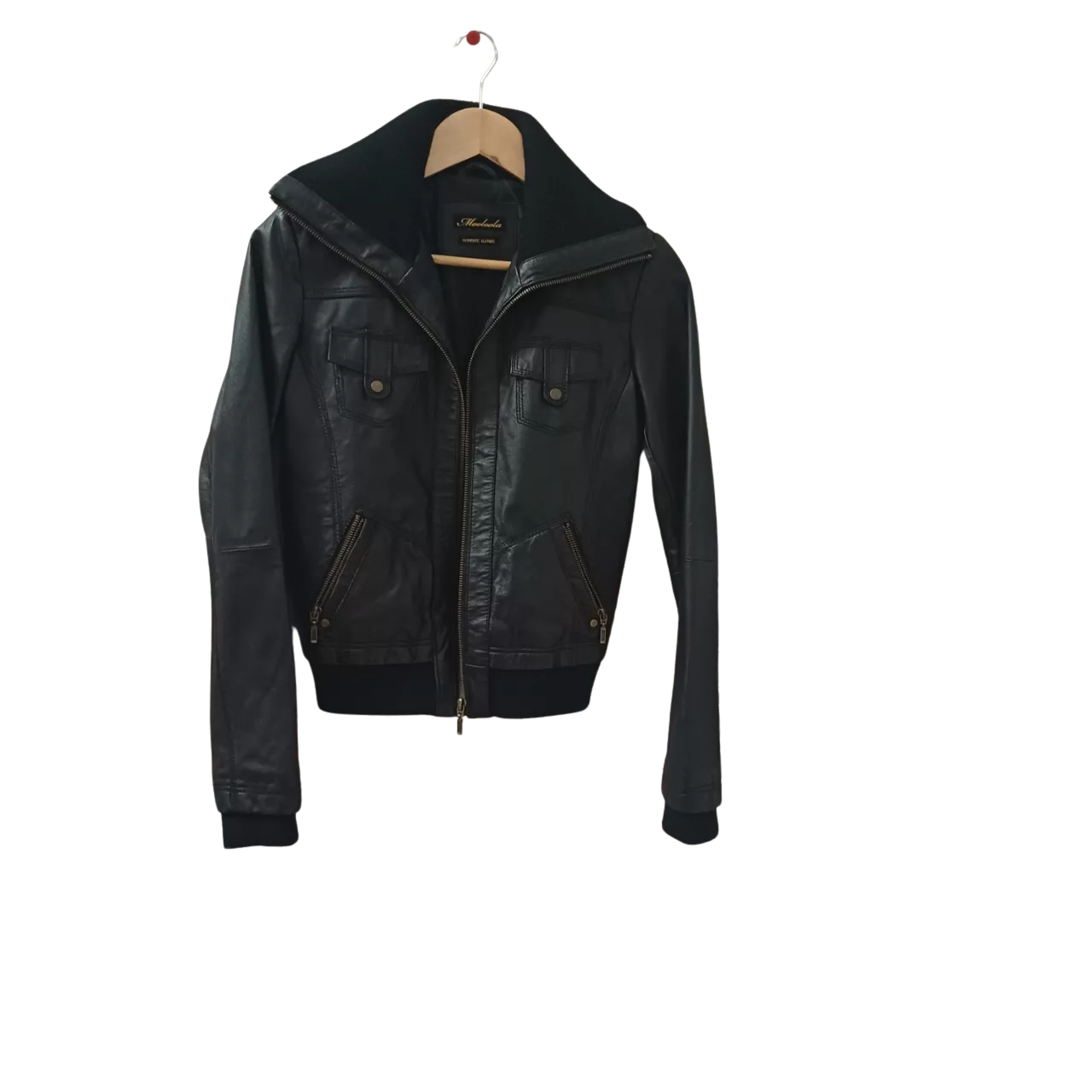 Mooloola Womens Leather Jacket Black - Size M(s) - New Without Tags ...