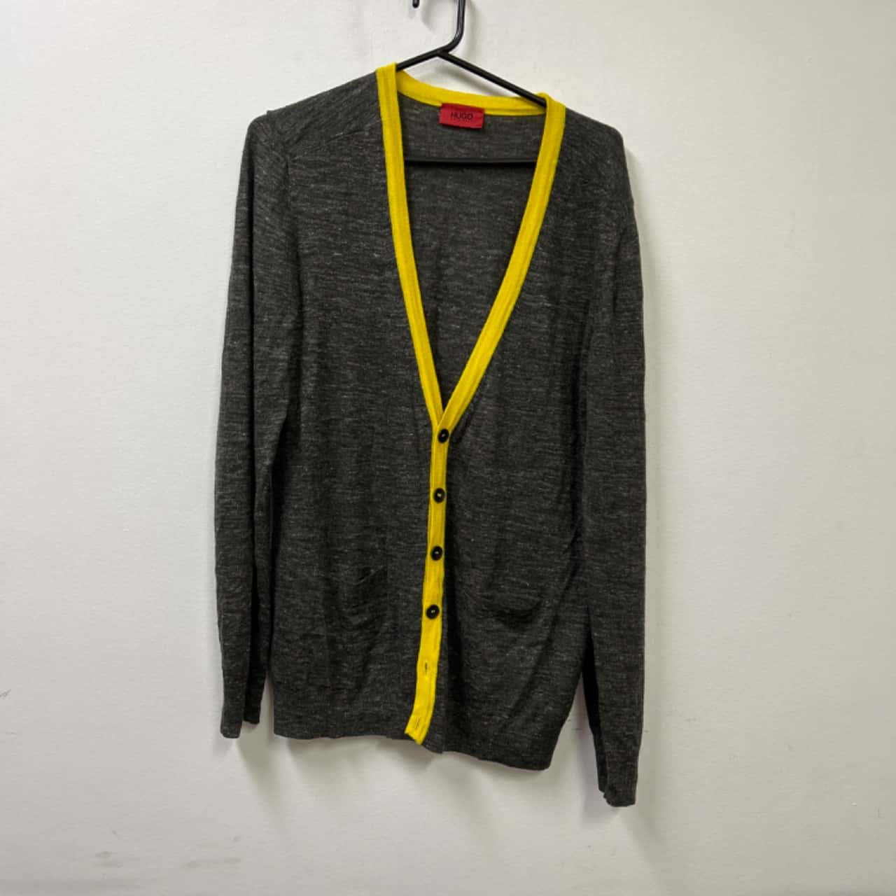 Hugo Boss Mens Size L Cardigans Grey (s)