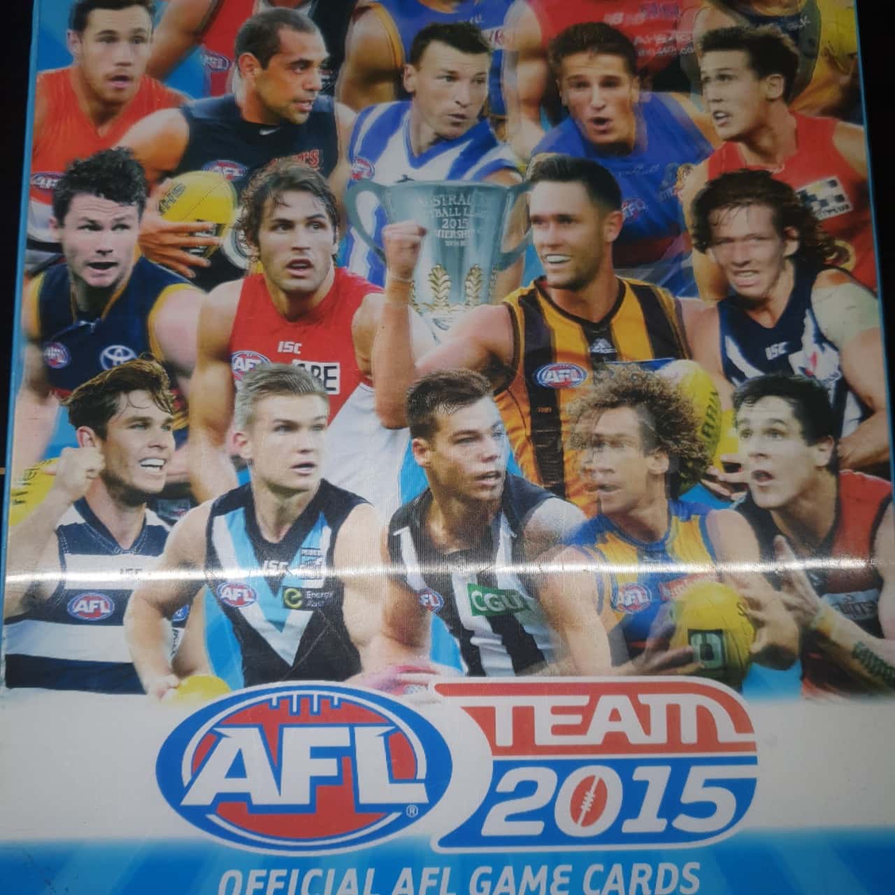 AFL Footy Cards Teamcoach 2015 Base Set in Folder Complete (B30)