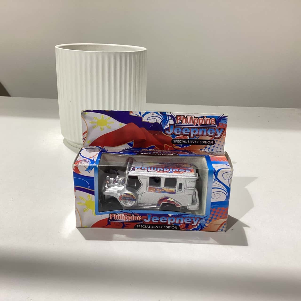Rare Philippine Jeepney Special Silver Edition Die-Cast Metal(s)