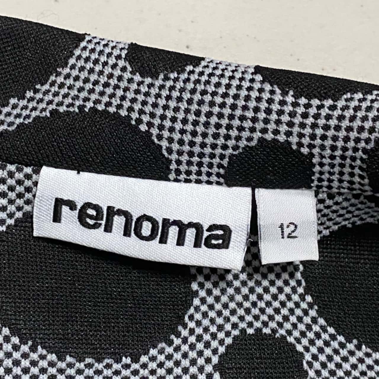 Renoma Black Spotted Jacket Size 12(s)