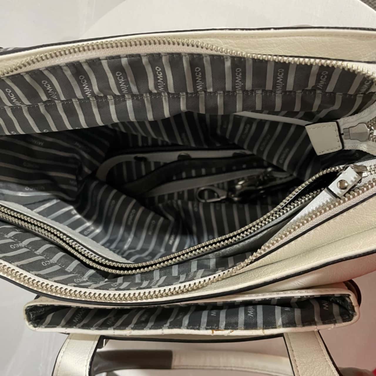 Sale - Mimco Womens White / Grey Handbag(s)