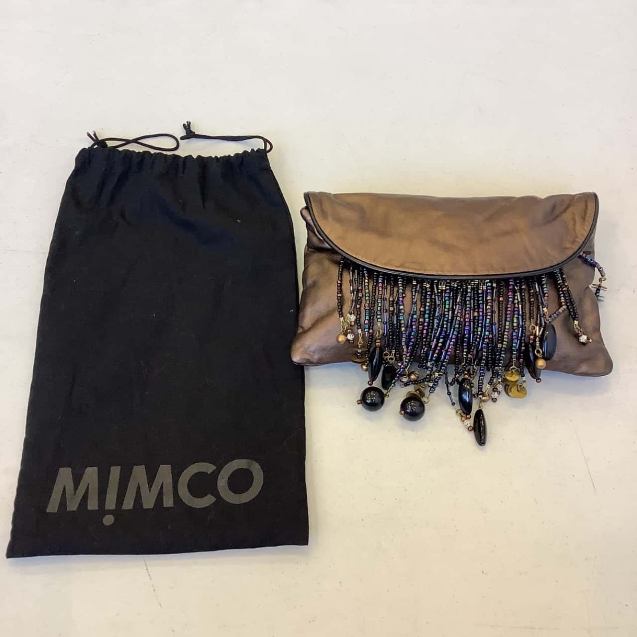 Mimco Womens 100%Genuine Shoulder Purse / Bag Metallic Brown (s)