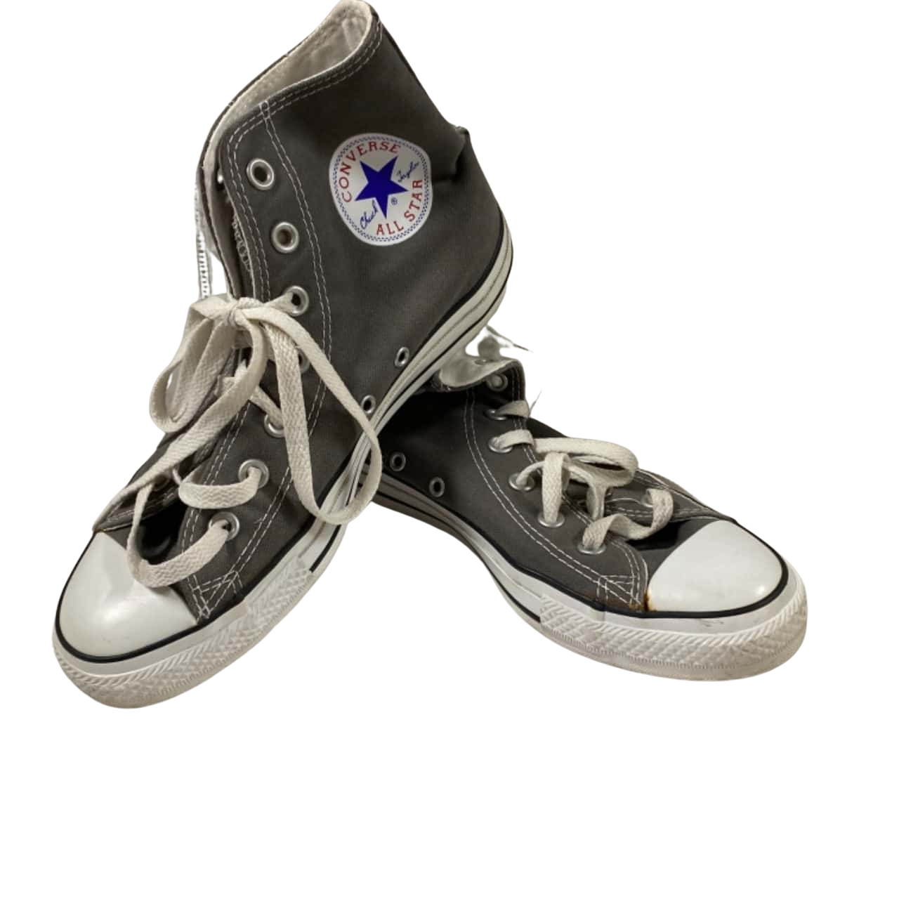 Converse Unisex Size 6 Grey ankle sneakers (s)